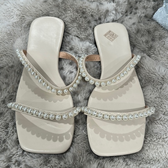 SHEIN | Shoes | Pearl Sandals | Poshmark